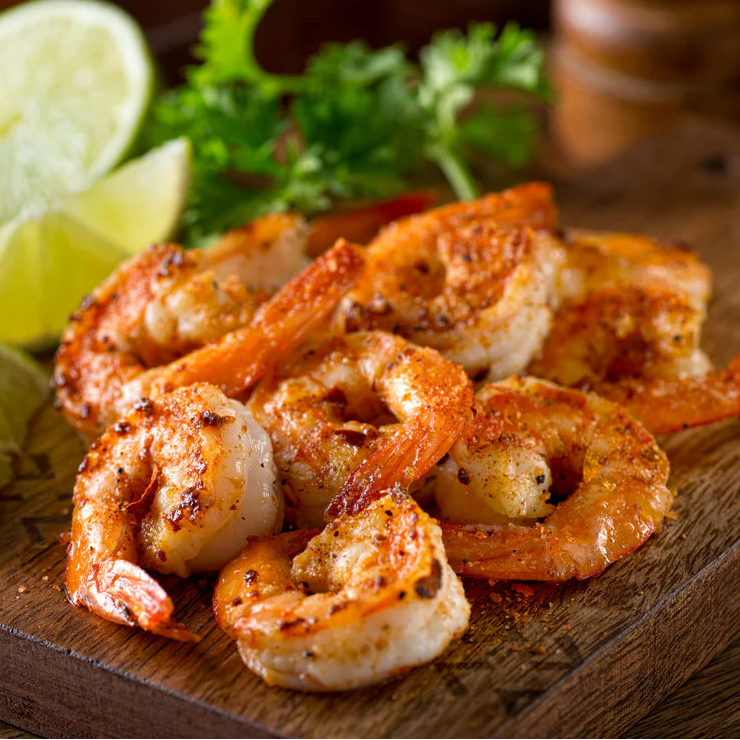 2lb - Wild-Caught, Jumbo, Atlantic Red Shrimp - Peeled and Deveined, R ...