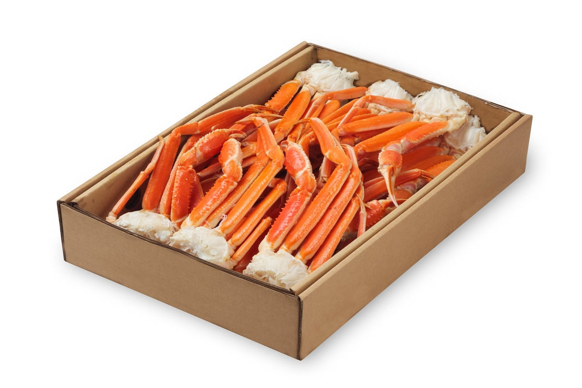 30lb box of Wild, Premium Canadian Snow Crab Clusters (5-8oz) Freshly ...
